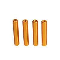 China Colored M6 Aluminum Threaded Round Standoffs For Drone UAV FPV for sale