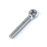 China 12.9 Grade M8 x 60mm Zinc Carbon Steel Metric Eye Bolts DIN444 Black for sale