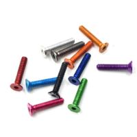 China Color Anodized DIN 912 Aluminum Hexagon Head Screws M4 45mm for sale