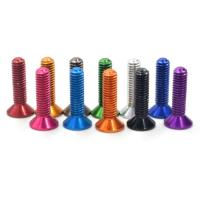 China Color Anodized DIN 912 Aluminum Hexagon Head Screws M4 45mm for sale