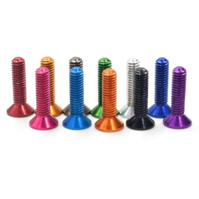China Color Anodized DIN 912 Aluminum Hexagon Head Screws M4 45mm for sale