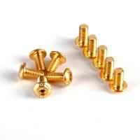 China Color Anodized DIN 912 Aluminum Hexagon Head Screws M4 45mm for sale