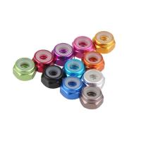 China Zinc Plated M5 Aluminum Flange Lock Nut for FPV Drone M2-M48 Custom Colors for sale
