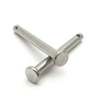 China Din 1444 B 5/8 x 1 5/8 Flat Head Stainless Steel Clevis Pin with Hole for sale
