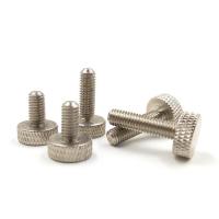 China OEM M3 Stainless Steel Metric Knurled Thumb Screws CNC Machining 0.005mm Tolerance for sale