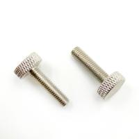 China OEM M3 Stainless Steel Metric Knurled Thumb Screws CNC Machining 0.005mm Tolerance for sale