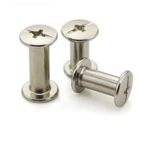 China 3/8 Silver Stainless Steel Aluminum Brass Chicago Screws Post Binding for sale