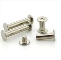 China 3/8 Silver Stainless Steel Aluminum Brass Chicago Screws Post Binding for sale