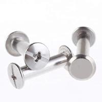 China 3/8 Silver Stainless Steel Aluminum Brass Chicago Screws Post Binding for sale