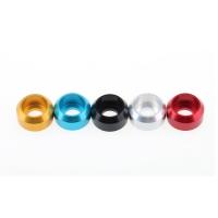 China CNC 3mm Anodized Aluminum Countersunk Washer Colourful for sale