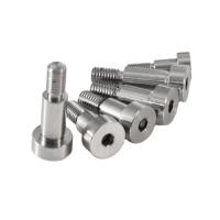 China 304 Stainless Steel Hex Head Metric Shoulder Bolts M2-M12 Grade 8.8 Custom Length for sale