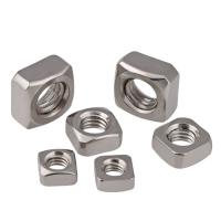 China Din 557 4 40 M3 Stainless Steel Square Nut Black Oxide for sale