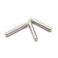 China 304 Stainless Steel Metric Solid Spiral Knurled Dowel Pin 0.25in Diameter for sale