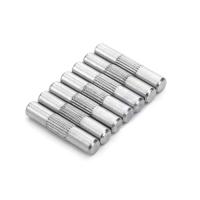 China 304 Stainless Steel Metric Solid Spiral Knurled Dowel Pin 0.25in Diameter for sale