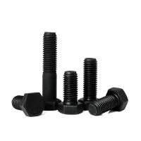 China High Strength Din 931 M8 X 30 Black Oxide Hex Head Bolt Polished for sale