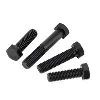China High Strength Din 931 M8 X 30 Black Oxide Hex Head Bolt Polished for sale