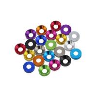 China Anodized Colored Aluminum Countersunk Wahsers Nuts 1/2 Inch 2
