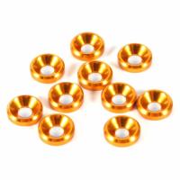 China Anodized Colored Aluminum Countersunk Wahsers Nuts 1/2 Inch 2