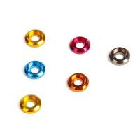 China Black Blue Yellow Anodized 5/8 Aluminum Washer For Socket Screw for sale