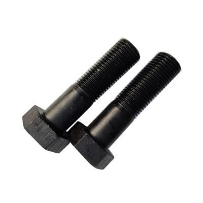 China Metric Din 931 Black Oxide Grade 10.9 10 32 Full Thread Hex Head Bolt for sale