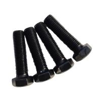 China Metric Din 931 Black Oxide Grade 10.9 10 32 Full Thread Hex Head Bolt for sale