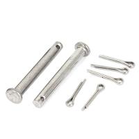 China 316 Stainless Steel Metric 2-1/4 Inch Round Head Marine Clevis Pin M4-M64 for sale