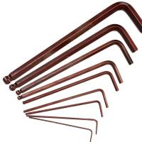 China 9pc Metric Mini CR-V Ball Ended Allen Key Set Stainless Steel 1.5-10mm for sale