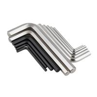 China Zinc Plated 7mm Pin Hex Allen Key Set Wrench Tool Black Oxide Finish for sale
