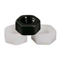 China Metric OEM Nylon Plastic Finish Hexagon Nut M8 2'' for sale