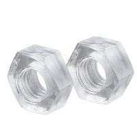 China Metric OEM Nylon Plastic Finish Hexagon Nut M8 2'' for sale