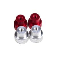 China 8/32 Anodized Aluminum Knurled Shoulder Thumb Screw 3/4