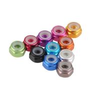 China Red Purple Blue Anodized Nut Covers Alloy Steel Fasteners for sale