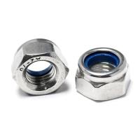China Stainless M5 Flange Nylock Hex Nut Alloy Steel Fasteners for sale