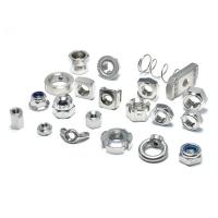 China Stainless M5 Flange Nylock Hex Nut Alloy Steel Fasteners for sale