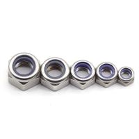 China Ss Metric M3 Hex Nylock Nut Alloy Steel Fasteners for sale