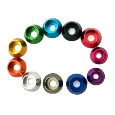 China Cone Cup Head Screw Gasket M3 Aluminum Countersunk Washers Alloy for sale