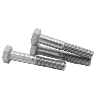China M4 Metric Hex Bolt Stainless Steel Half Thread 3.5 Inch Length DIN933 for sale