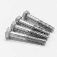 China M4 Metric Hex Bolt Stainless Steel Half Thread 3.5 Inch Length DIN933 for sale