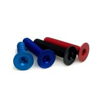 China Custom Anodized Aluminum DIN 7991 Hex Countersunk Head Machine Screw M2-M10 for RC Toys for sale
