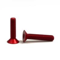 China Custom Anodized Aluminum DIN 7991 Hex Countersunk Head Machine Screw M2-M10 for RC Toys for sale
