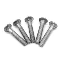 China Grade 5 Stainless Steel  3 / 8 Round Head Carriage Bolt for sale
