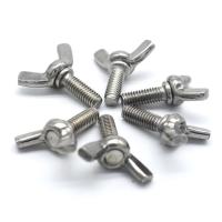 China 304 Stainless Steel Wing Bolt Butterfly Screw M3 M4 M5 M6 M8 M10 12mm to 80mm for sale