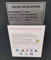 China Customized Lead Acid 630AH 48v Traction Battery For MHE Forklift 1500 Times Cycles for sale