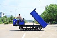China Diesel Engine Type 5ton Crawler Transport Cargo Dumper For Oil Palm Plantation for sale