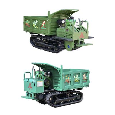 China 1ton Payloads Light Duty Mini Crawler Dumper For Mining Transportation for sale