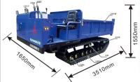 China GF5000C 5 Tons Self-Loading Capacity Crawler Dumper Truck Used For Oil Palm Plantation for sale