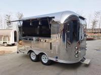 China Luxury  Mobile Food Trailer Multifunctional Street Food Truck Trailer for sale
