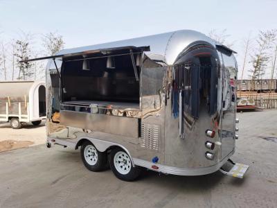 China Luxury  Mobile Food Trailer Multifunctional Street Food Truck Trailer for sale