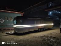 China Hot Selling  Fast Food Trailer Standard Food Truck With Full Kitchen For Sale for sale