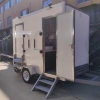 China Affordable roadable Outdoor Public Luxury Restroom Trailer Bathroom Portable Potty Mobile Toilets for sale